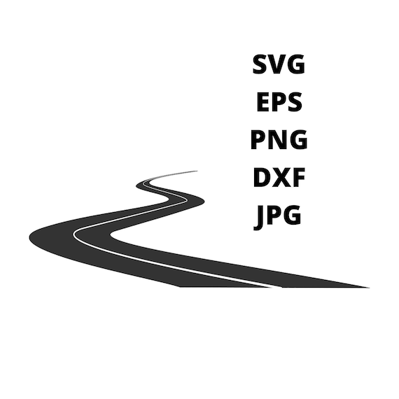 Clipart Strada Tortuosa Strada Tortuosa Nel Sole Della Sera Immagini