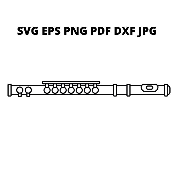 Flute Svg - Etsy