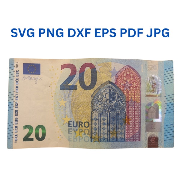 20 Euro Vector - Etsy