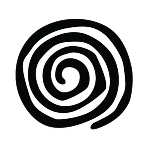 Black and White Spiral SVG Clipart Hypnotizing Circle JPG - Etsy Australia