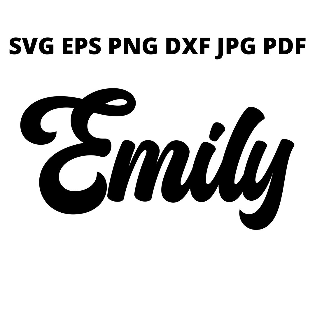 Black And White Emily SVG Clipart Girl s Names Jpg Digital Download black-and-white-emily-svg-clipart-girl-s-names-jpg-digital-download