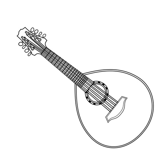 Guitar And Mandolin Clipart