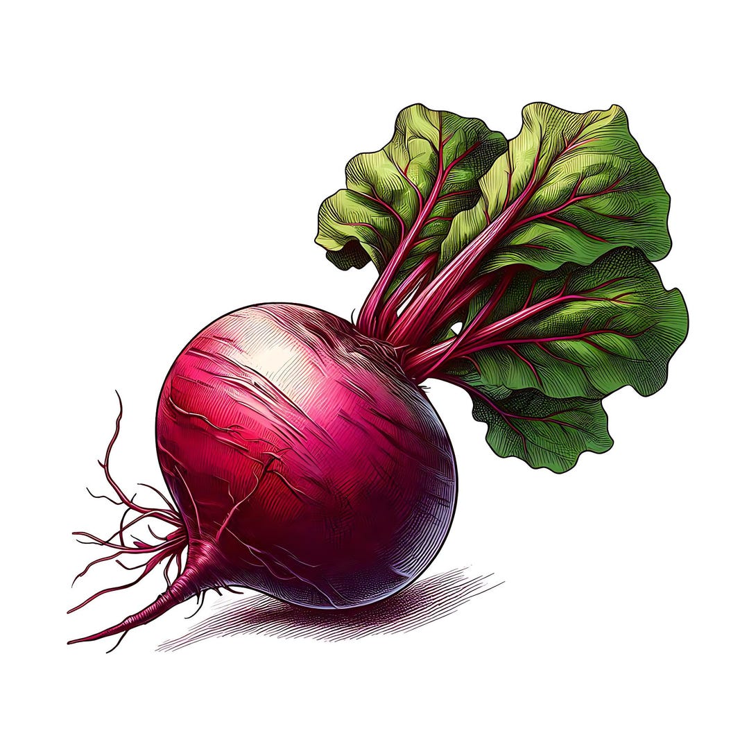 Beetroot Watercolor Clipart, Purple Beet Illustration PNG Download ...