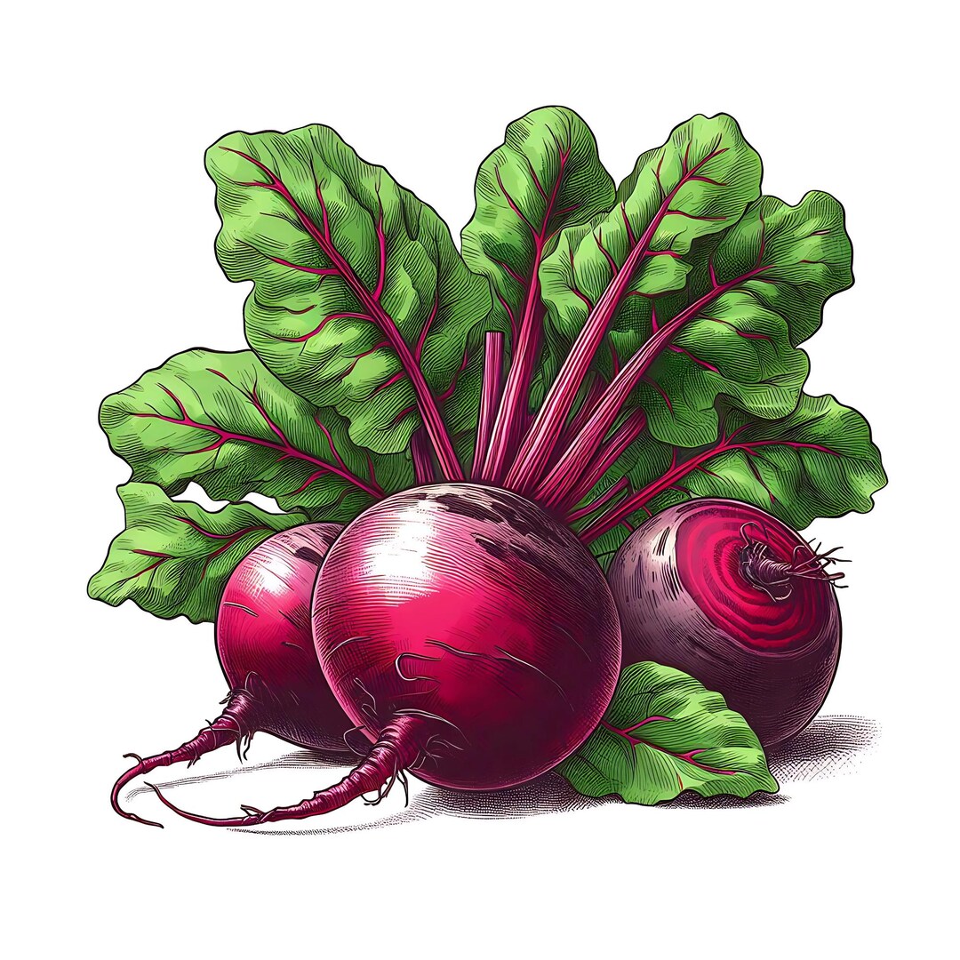 Beetroot Watercolor Clipart, Purple Beet Illustration PNG Download ...