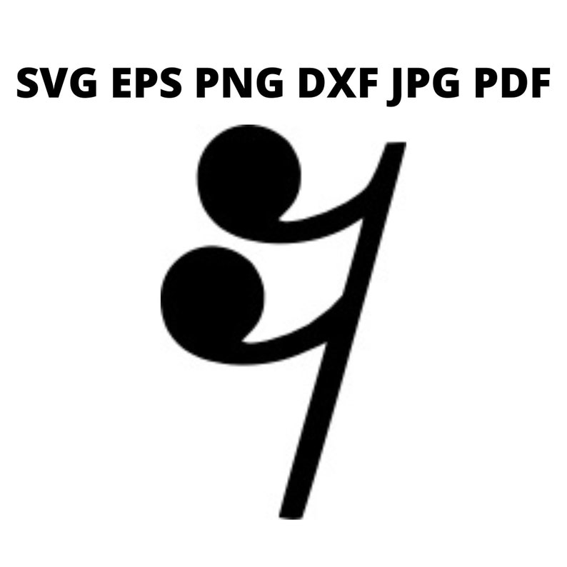 Sixteenth Rest Note SVG Clipart Music Notes Jpg Image Digital - Etsy ...