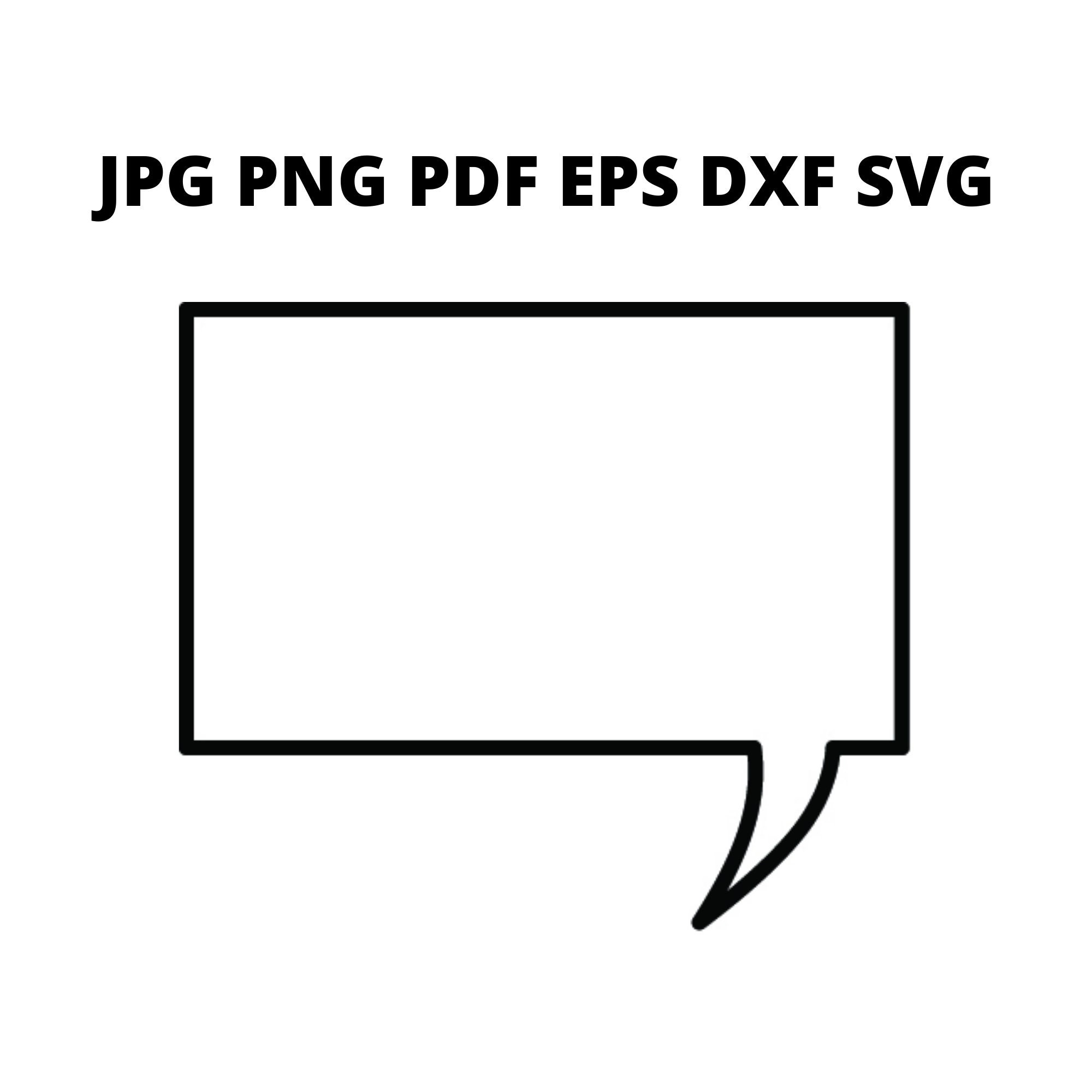 Speech Bubble Rectangle Png