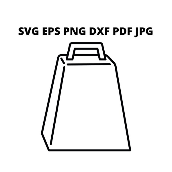 Cowbell Svg - Etsy