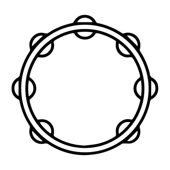 Tambourine Clipart