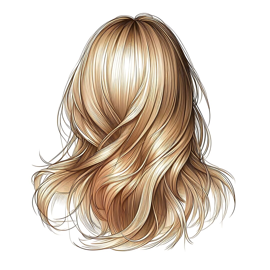 Long Blonde Hair Back PNG Clipart, Hairdressing Saloon Download ...