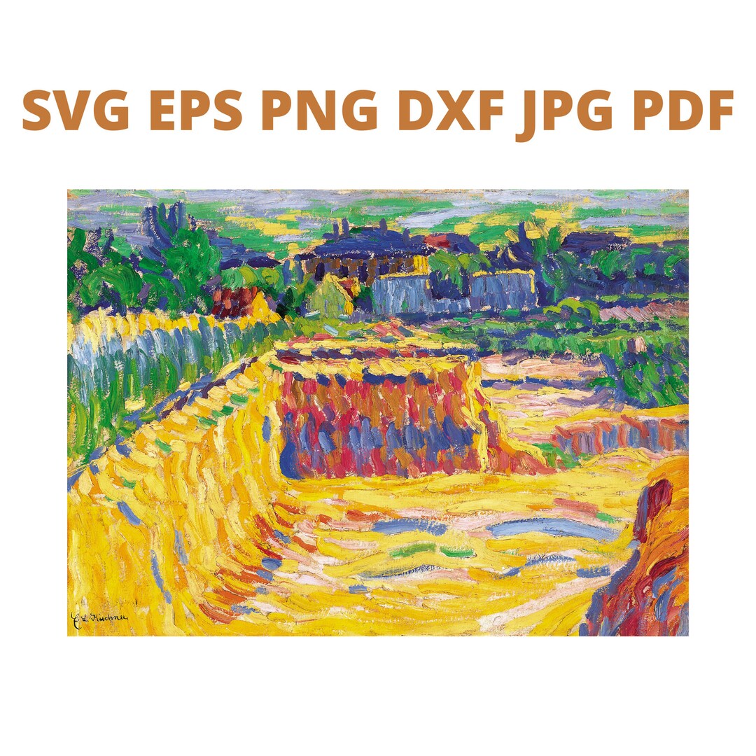 The Loam Pit Art SVG Clipart, FULL COMMERCIAL Use, German Abstract ...