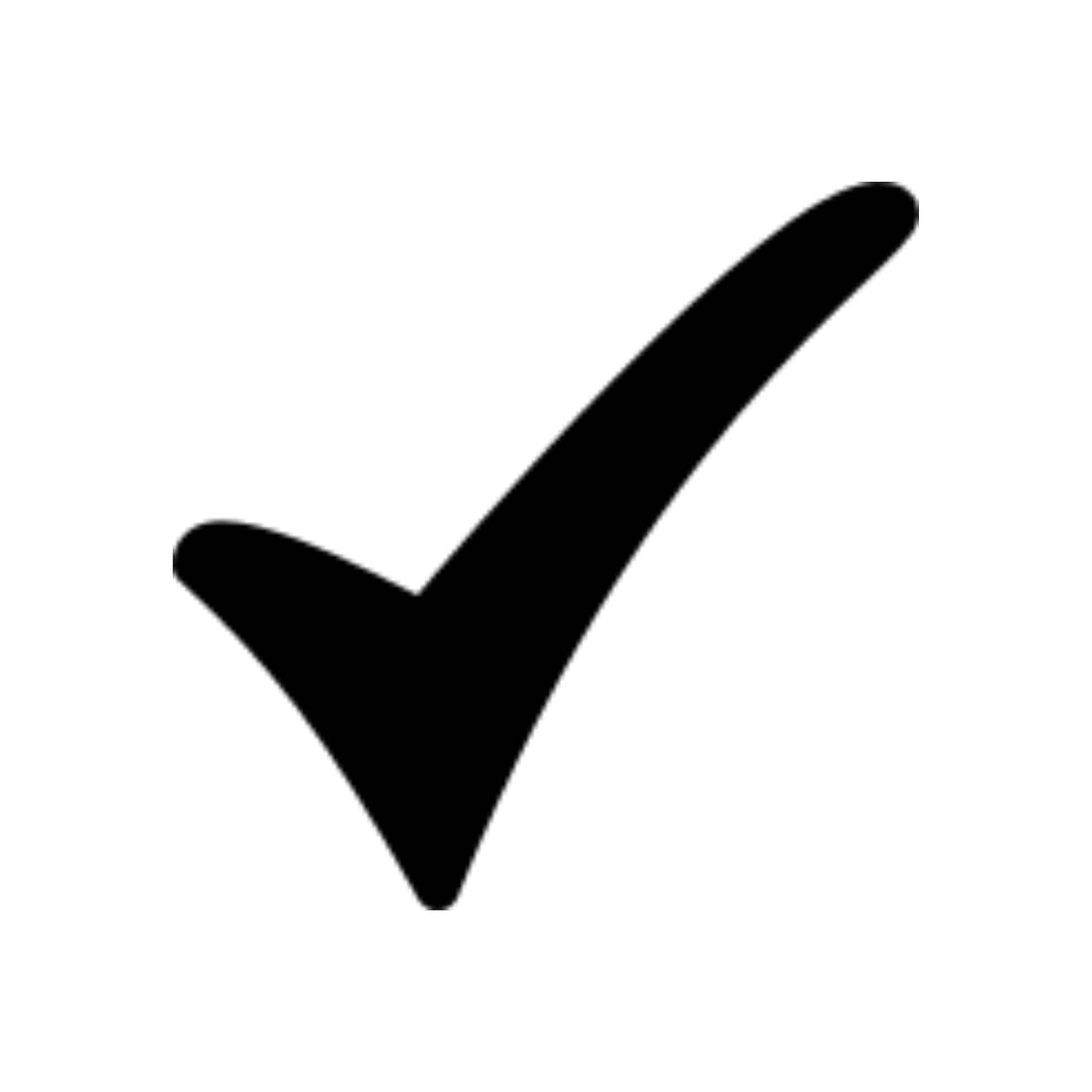 Schwarz Weiß Tick SVG Clipart Häkchen auf eigenem Bild | Etsy