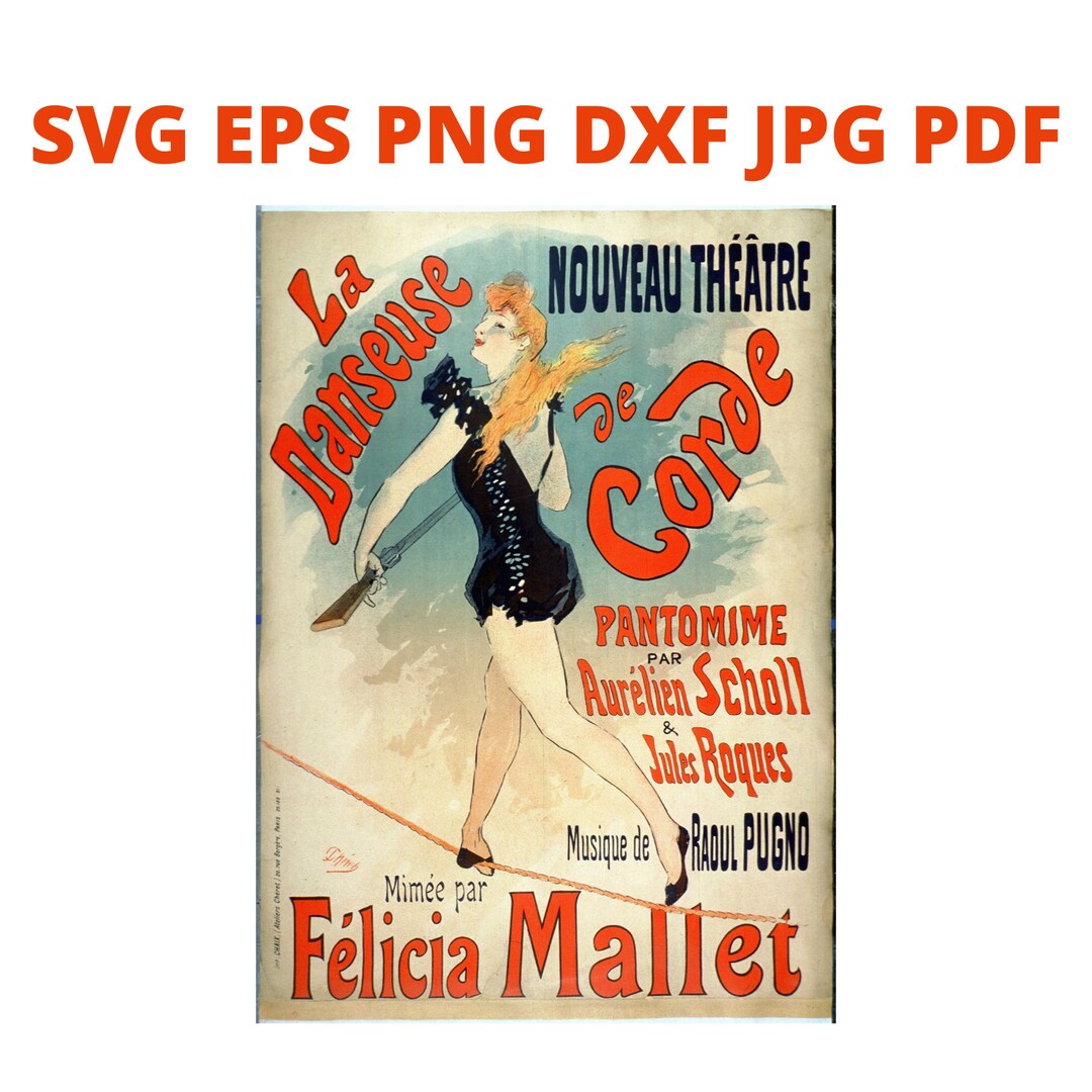 Transparent Felicia Mallet Poster SVG Clipart, FULL COMMERCIAL Use ...