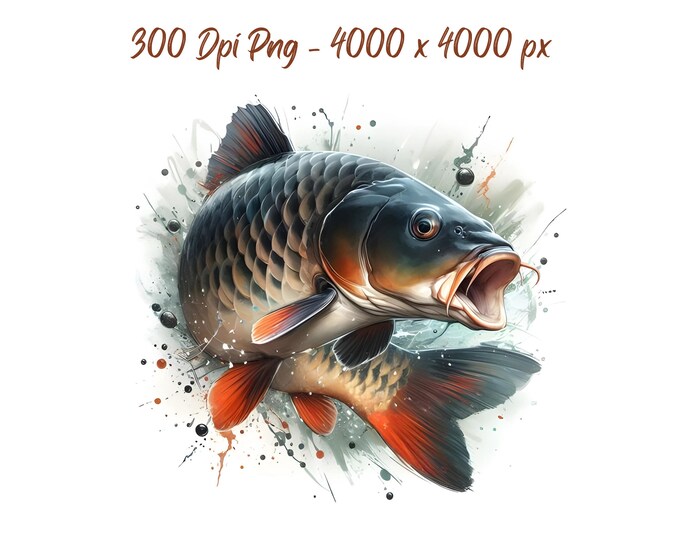 Holy Carp Clipart, Instant Download, Sublimation Graphics, PNG - Etsy ...