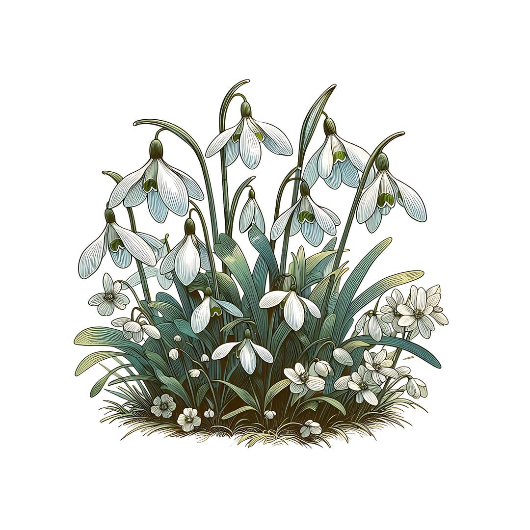 TRANSPARENT January Birth Month Flowers PNG Clipart, Watercolor ...
