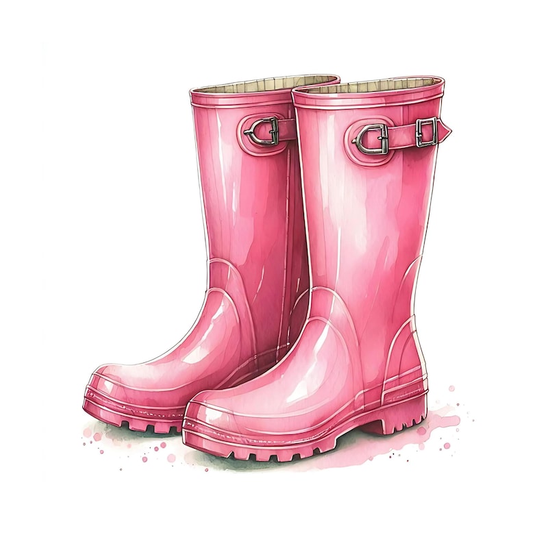 Wellies Clipart - Etsy
