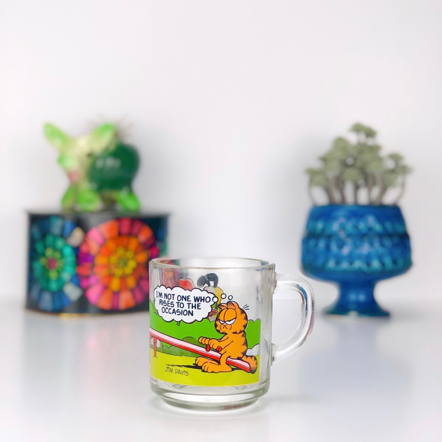 Retro Vintage 1980 Mcdonald's Garfield With Odie Nermal Coffee Tea ...