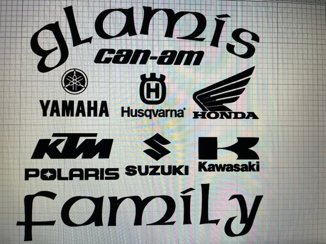 Glamis Family 12x12 Custom Stickers - Etsy