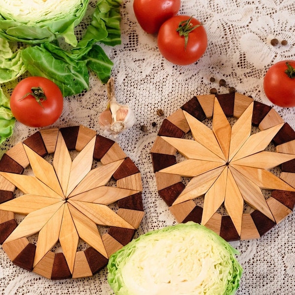 Wooden Trivets - Etsy