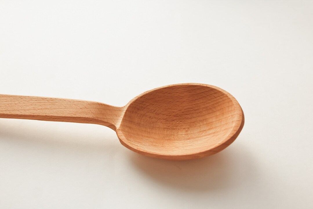 Heavy Duty 18" Large Wooden Spoon for Cooking With a Scoop and a Loop ...