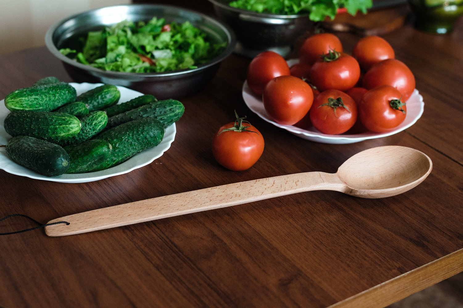 18" Large Wooden Spoon - Heavy Duty Handmade Long Handle Cooking Spoon ...