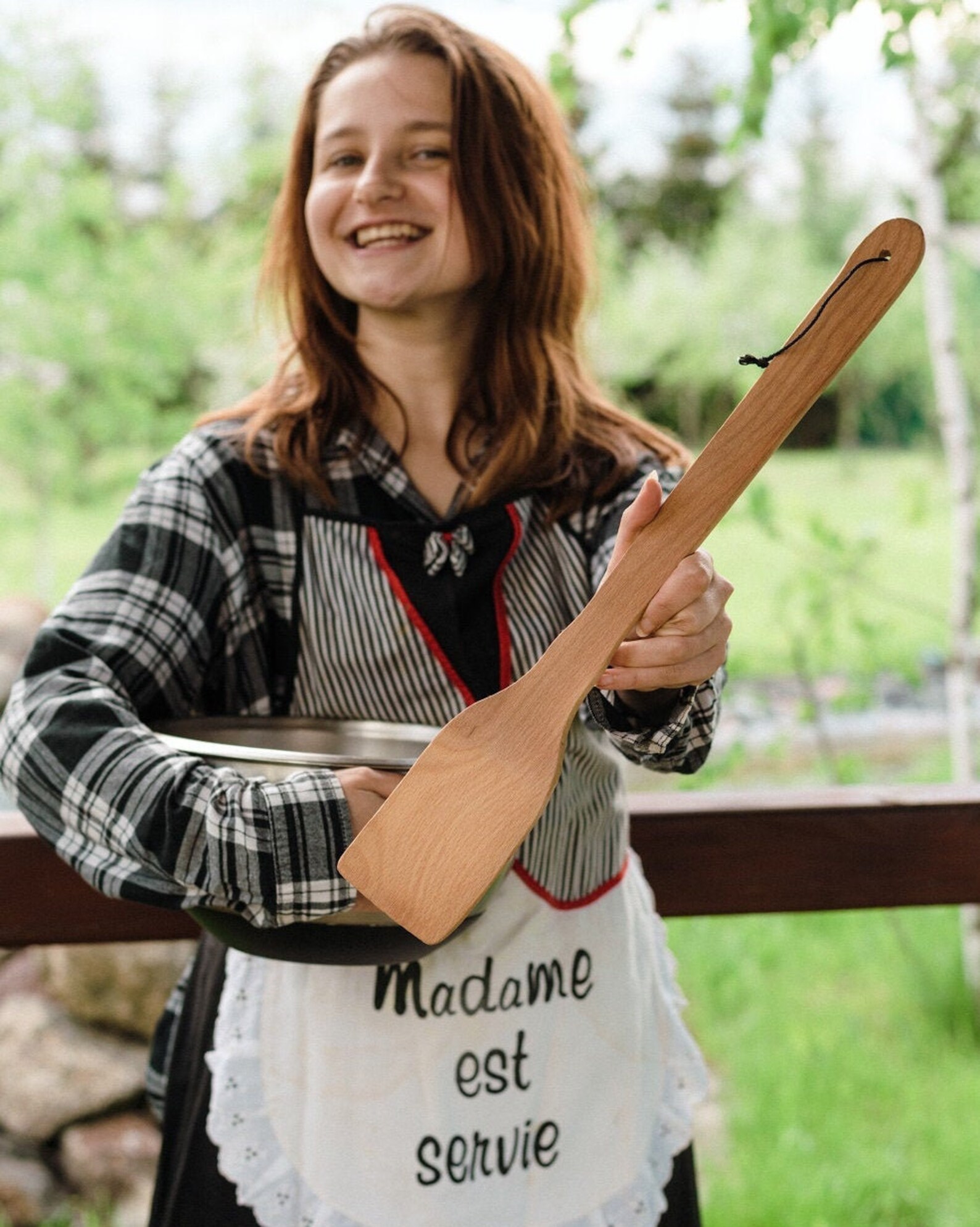 Large Wooden Spoon - 18" Heavy Duty Cajun Stir Paddle for Cooking in ...