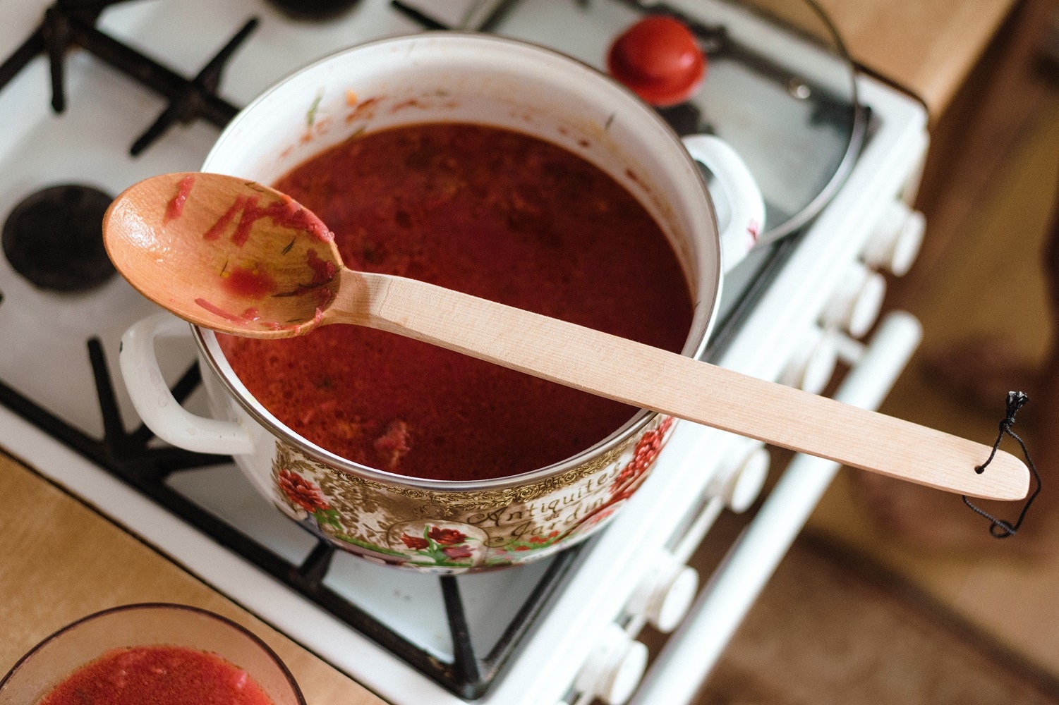 18" Large Wooden Spoon - Heavy Duty Handmade Long Handle Cooking Spoon ...