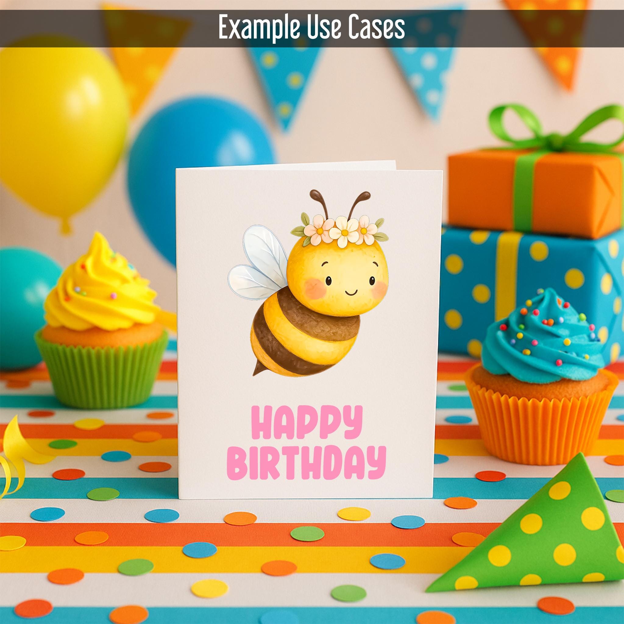 25 Honey Bees Watercolor Clipart PNG Set, Beehive Honeycomb ...