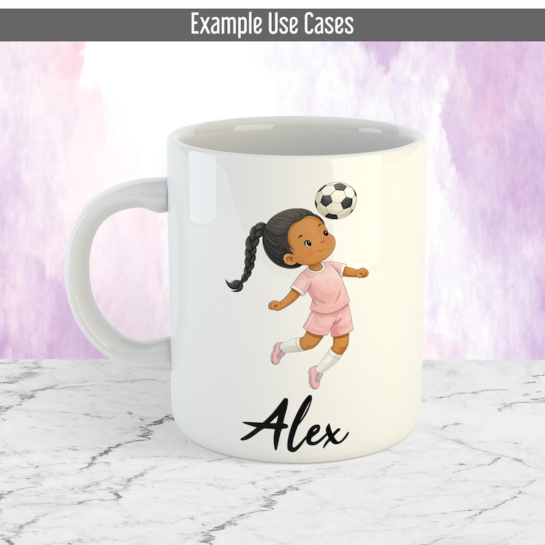 25 Pink Watercolor Soccer Clipart PNG, Women Football Players, Cute ...