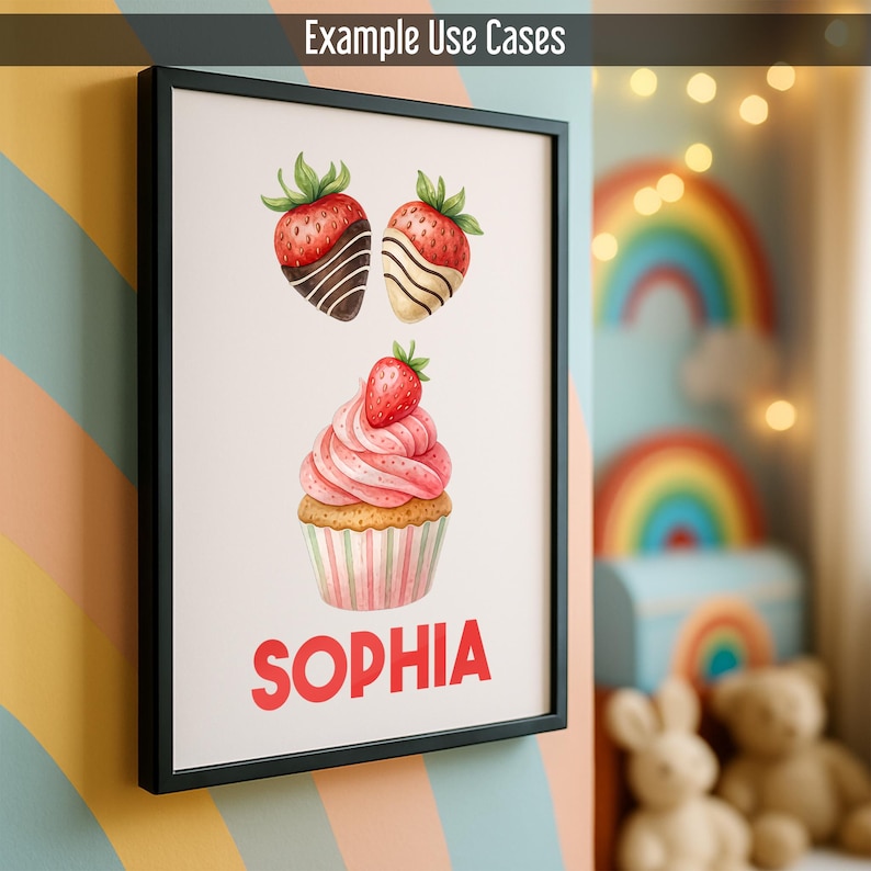 25 Strawberry Watercolor Clipart Bundle, Fantasy Berry Sweet Digital ...