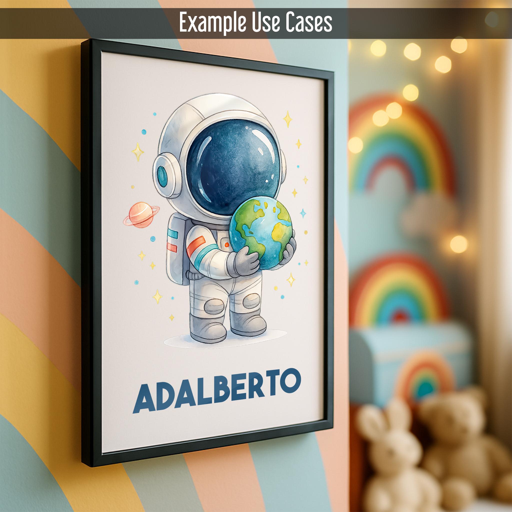 50 Astronaut Space Clipart Bundle, Cute Astronaut Planets PNG, Galaxy ...