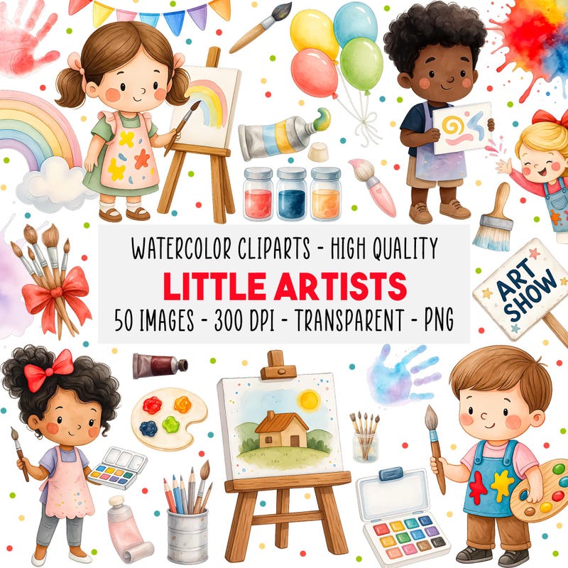 Little Paintings on Easels - Etsy