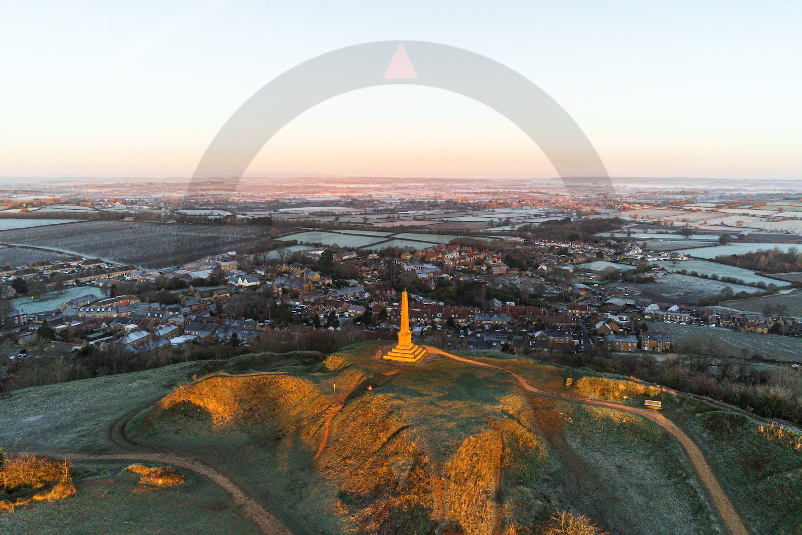 Ham Hill | Somerset UK | Aerial Photograph | Wall Art | Print | Frame ...
