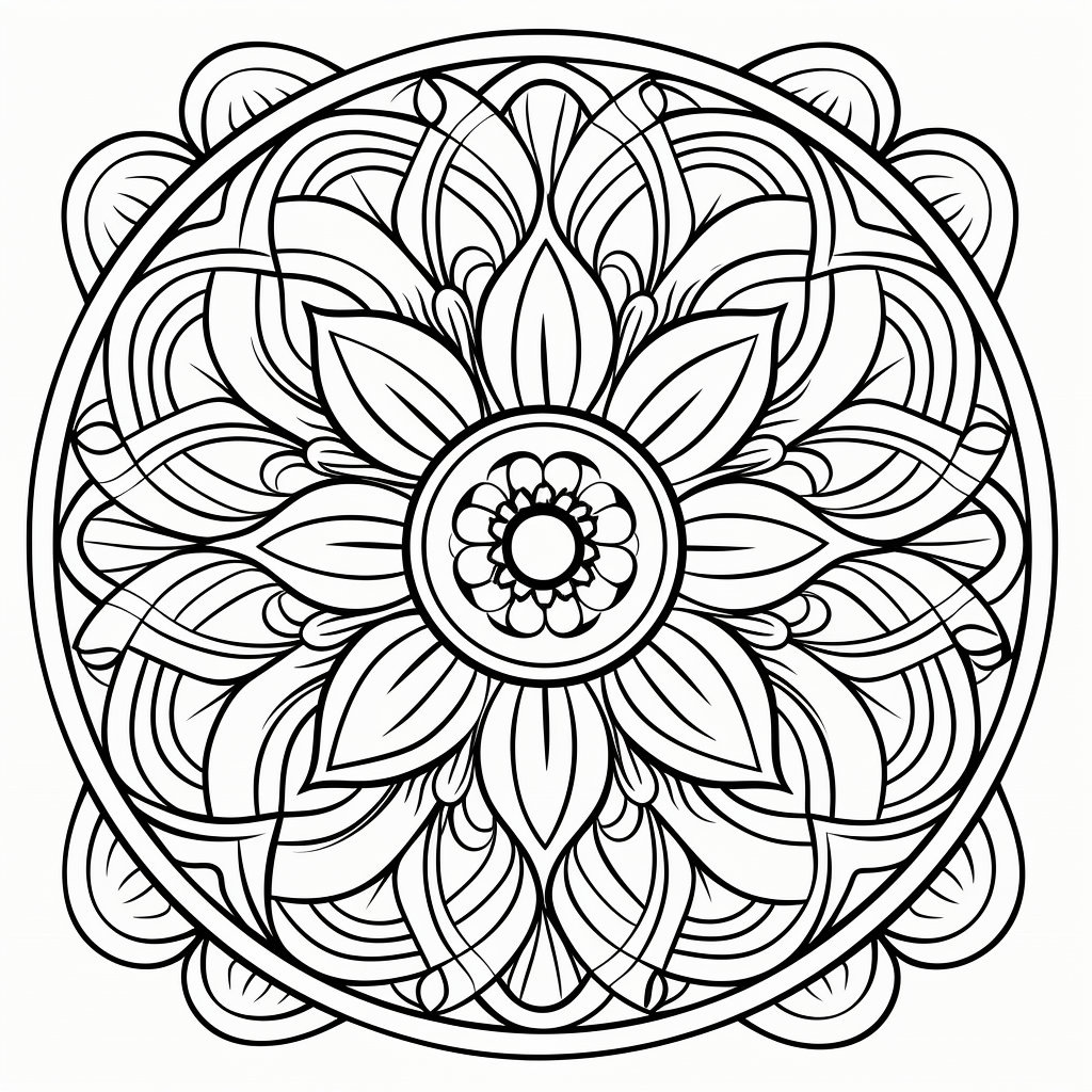 Coloring Book for Adults Calming Mandala Coloring - Etsy