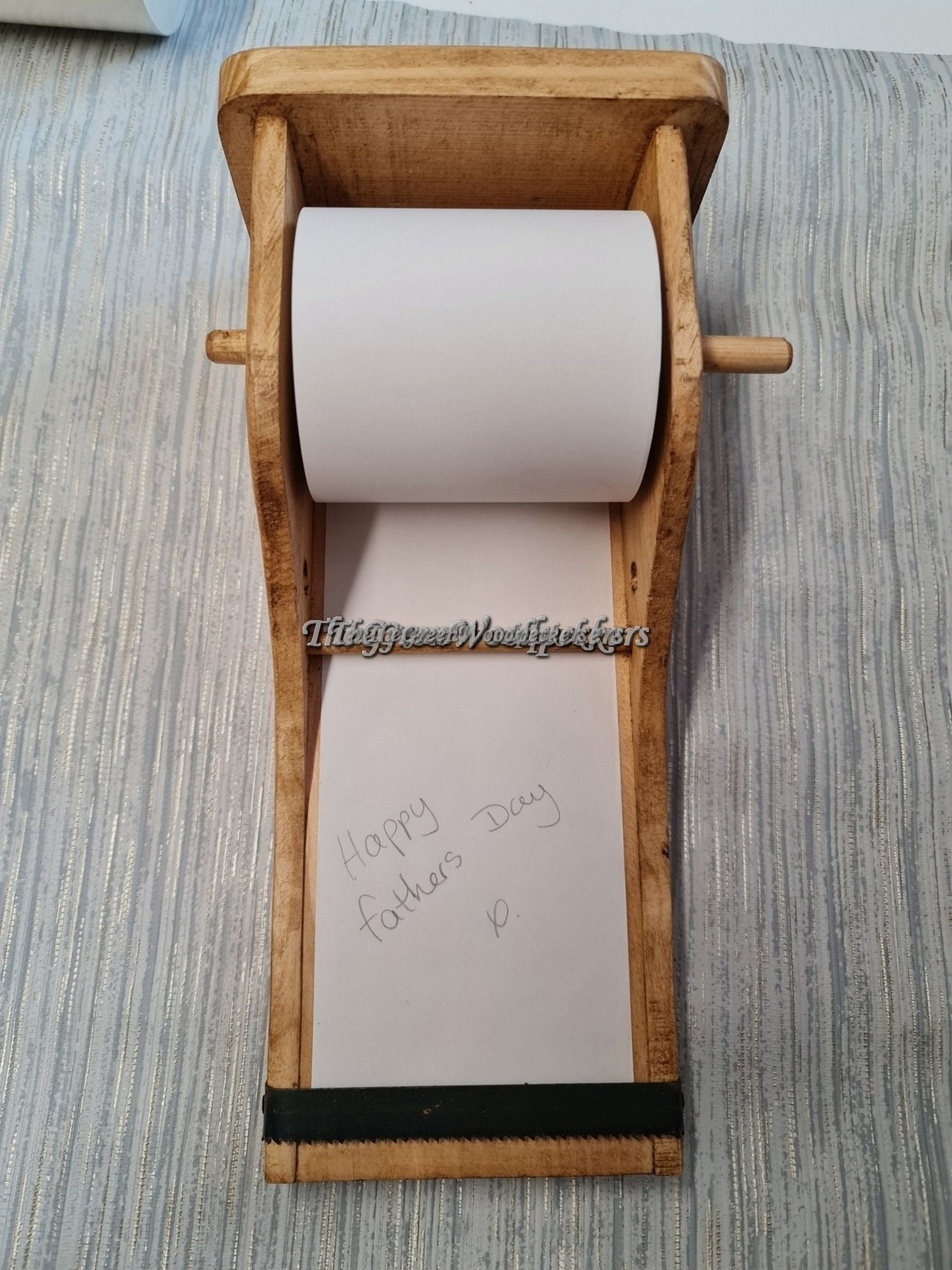 Shopping List Holder With Paper Roll and Pencil | Etsy