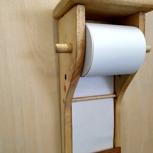 Shopping List Holder With Paper Roll and Pencil - Etsy