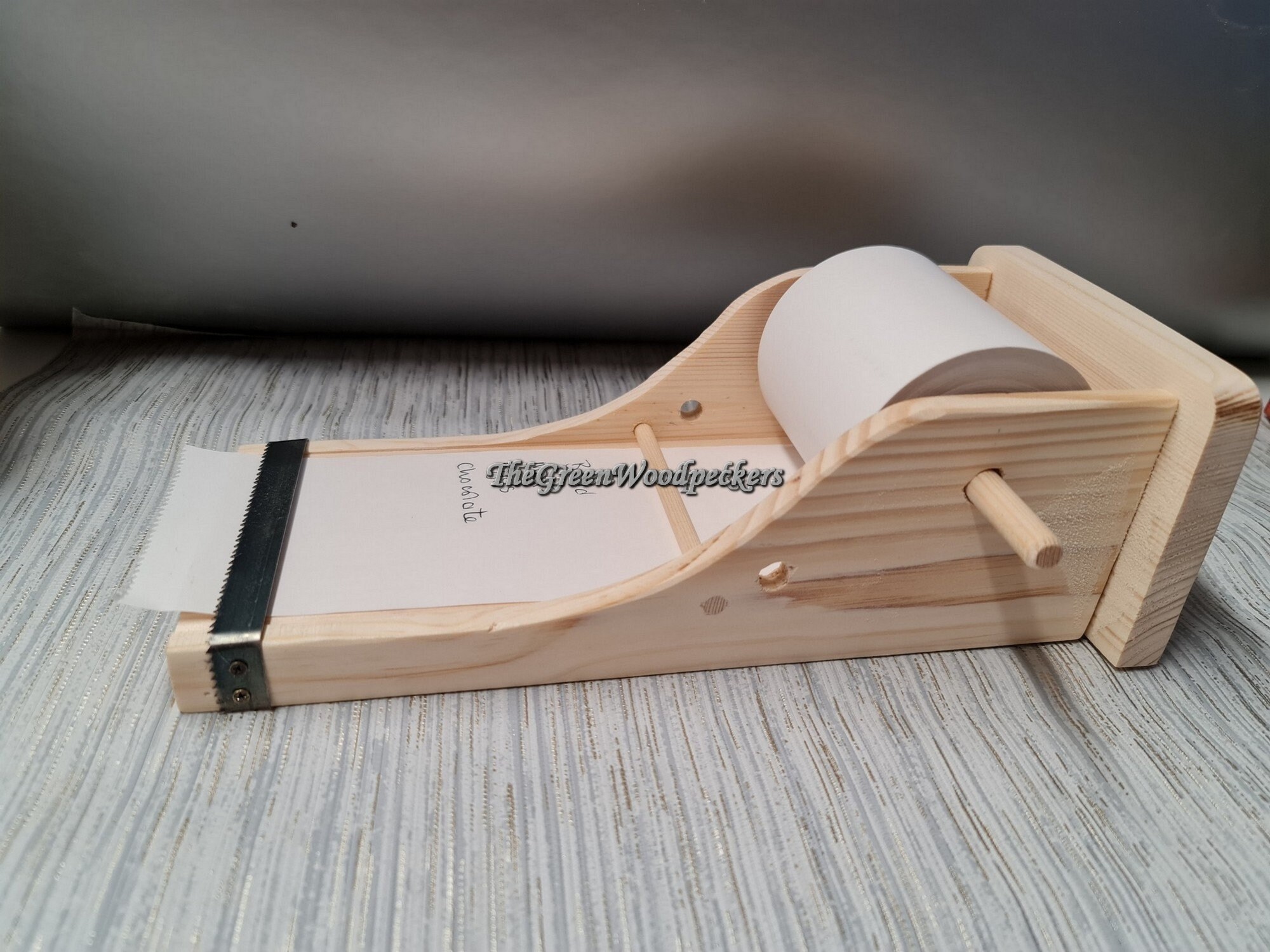 Shopping List Holder With Paper Roll and Pencil | Etsy