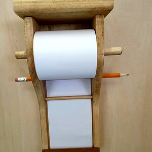 Shopping List Holder With Paper Roll and Pencil - Etsy