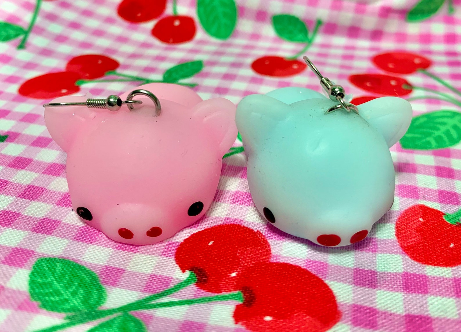 Sales Donation to Als Blue Pig and Pink Pig Mochi Squishy - Etsy