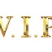 VIP Gold Letters English Alphabet, Instant Download, Digital File ...