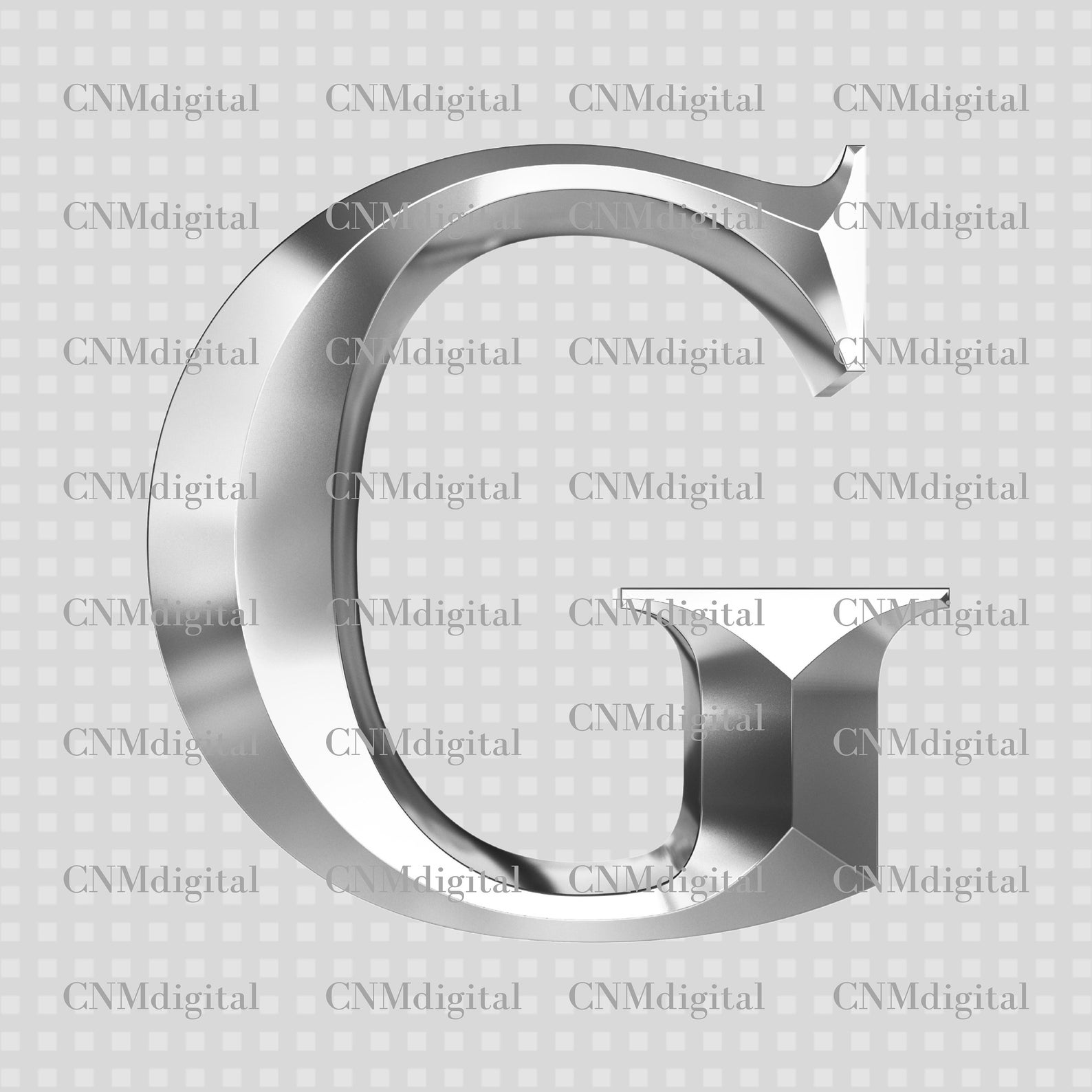 Silver Letters, English Alphabet, Instant Download, Digital File ...