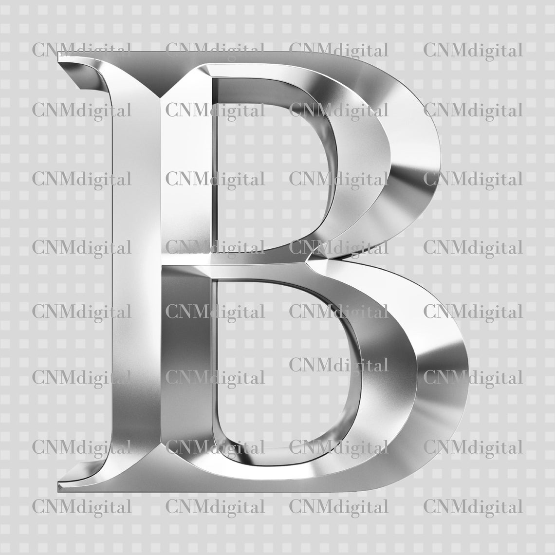 Silver Letters, English Alphabet, Instant Download, Digital File ...