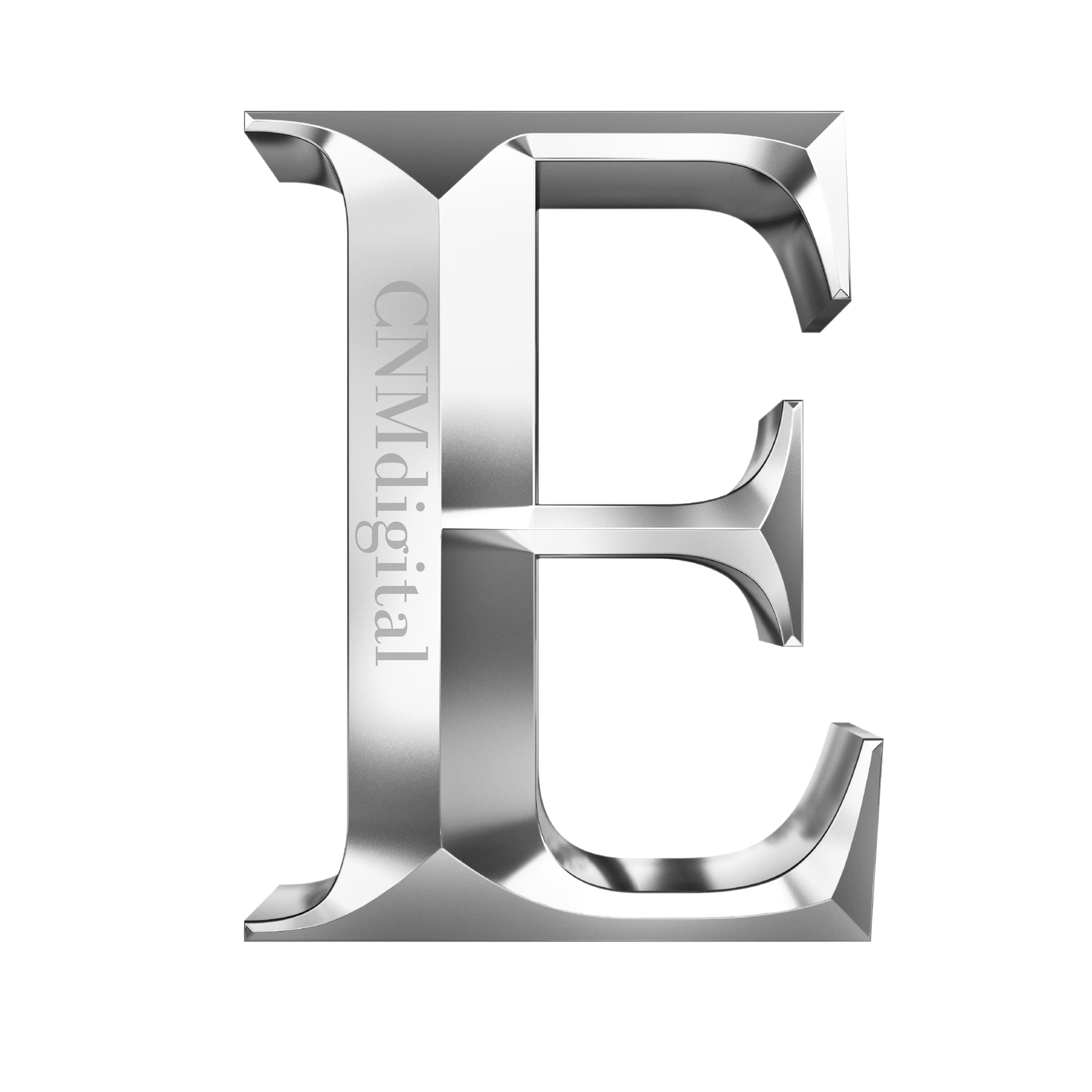 Silver Letters, English Alphabet, Instant Download, Digital File ...