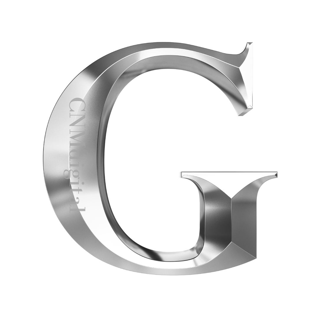 Silver Letters, English Alphabet, Instant Download, Digital File ...