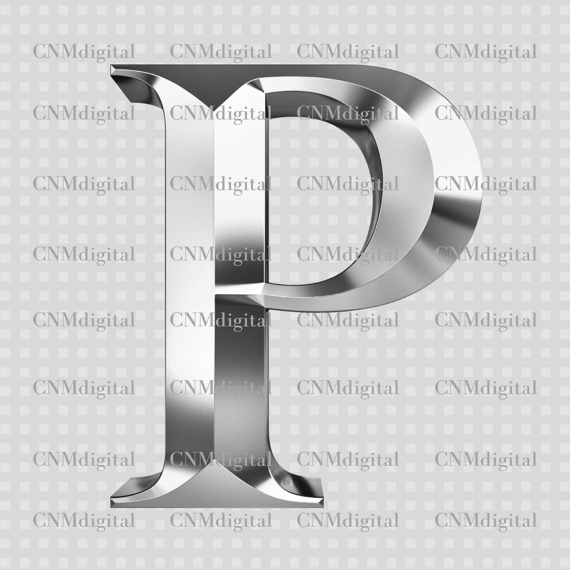 Silver Letters, English Alphabet, Instant Download, Digital File ...