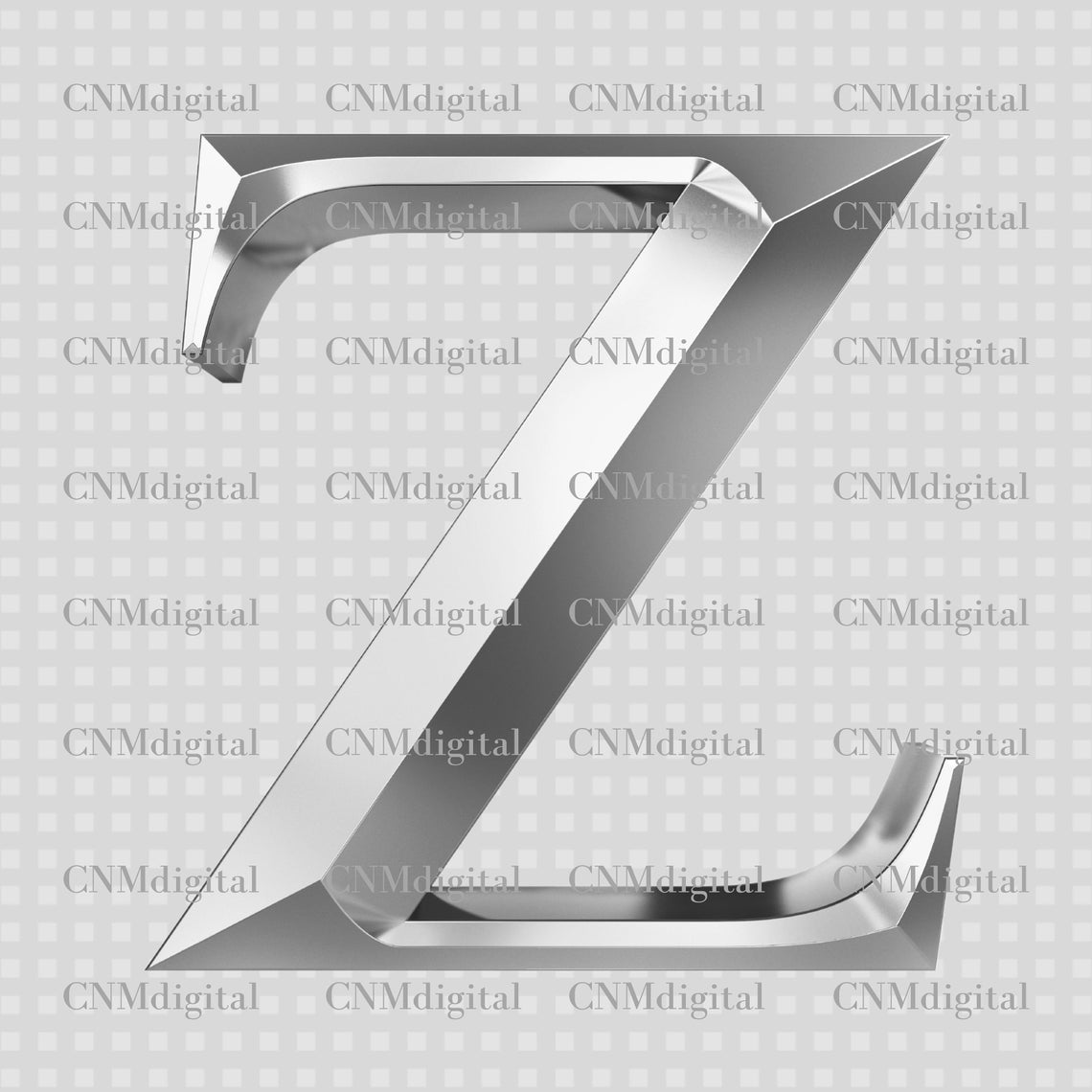 Silver Letters, English Alphabet, Instant Download, Digital File ...