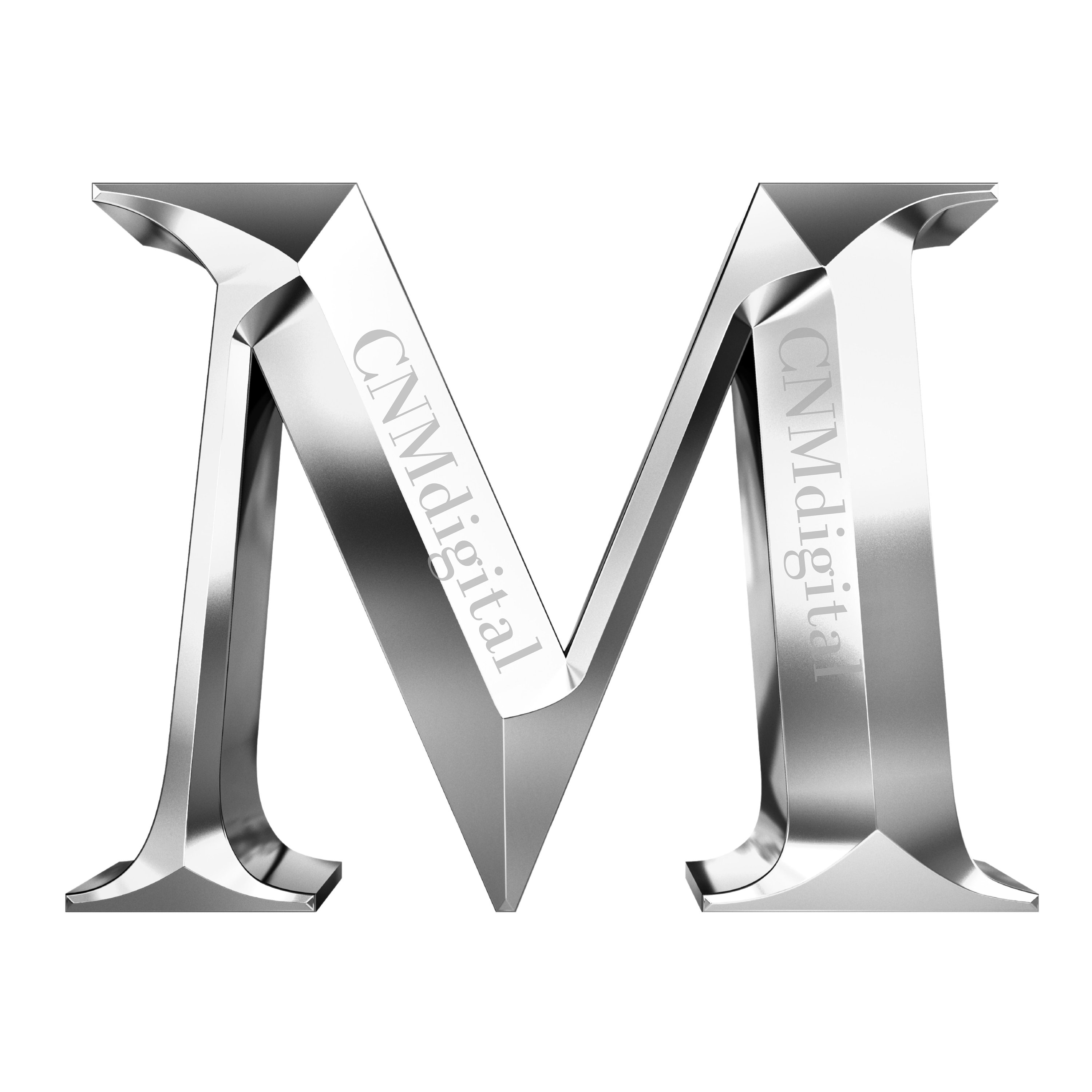 Silver Letters, English Alphabet, Instant Download, Digital File ...