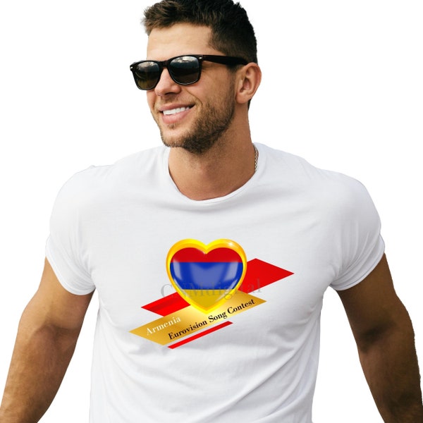Eurovision Song Contest T Shirt, United Kingdom Flag, Unisex Heavy ...