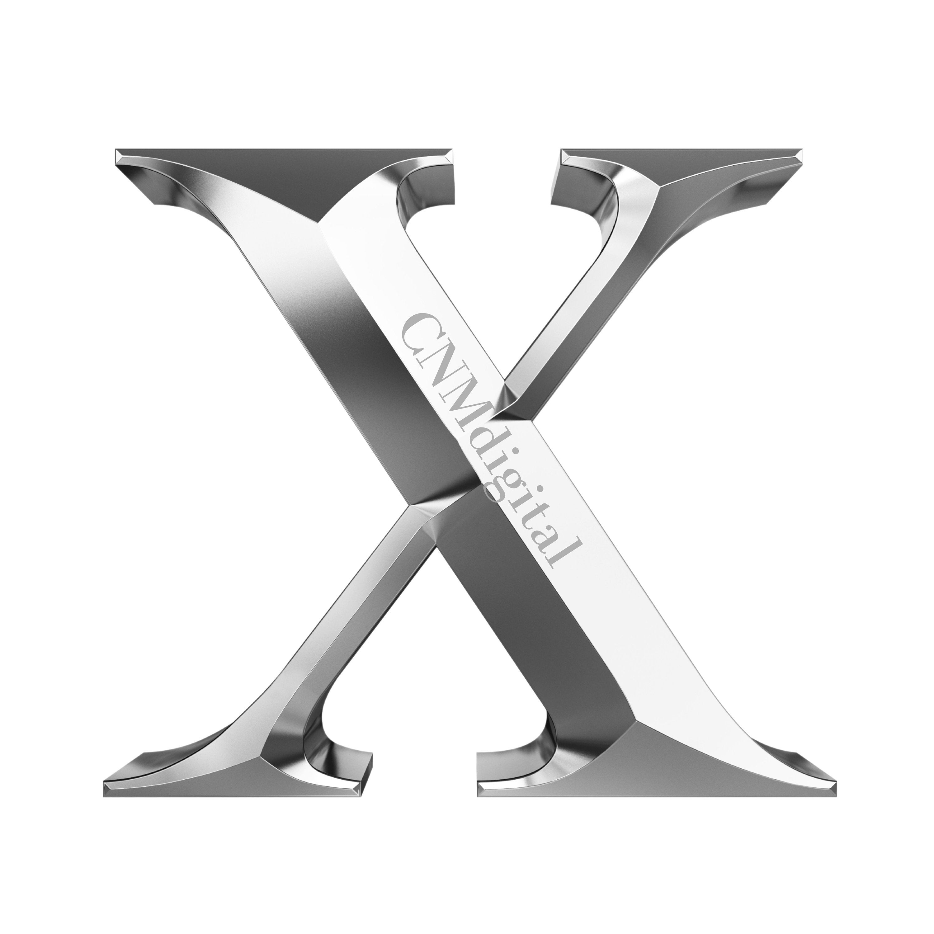 Silver Letters, English Alphabet, Instant Download, Digital File ...