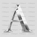 Silver Letters, English Alphabet, Instant Download, Digital File ...