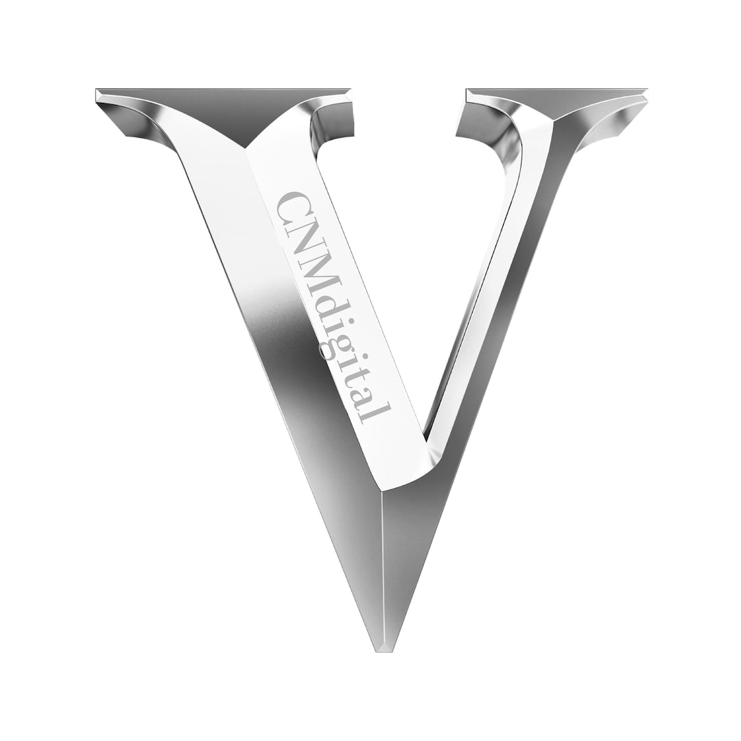 Silver Letters, English Alphabet, Instant Download, Digital File ...